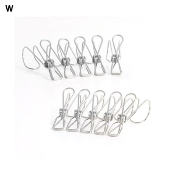 hplusmall 다용도 스텐 고리 집게 10개SET - 핫트랙스