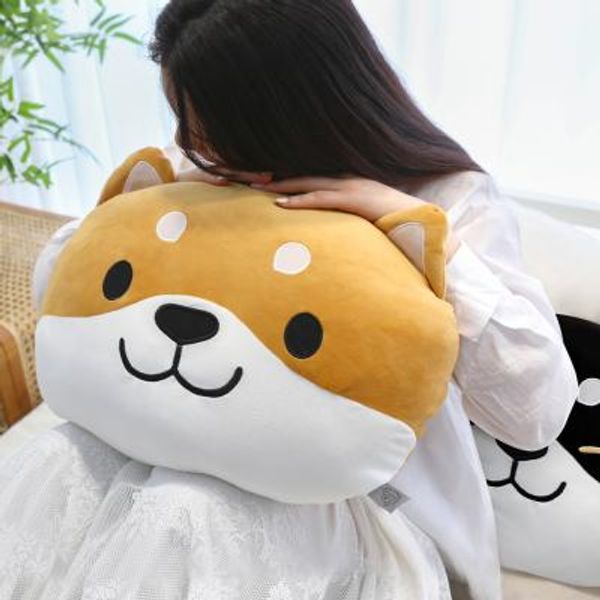 EZENDOLLS 모찌모찌 시바견 캐릭터 얼굴 쿠션 40CM - 핫트랙스