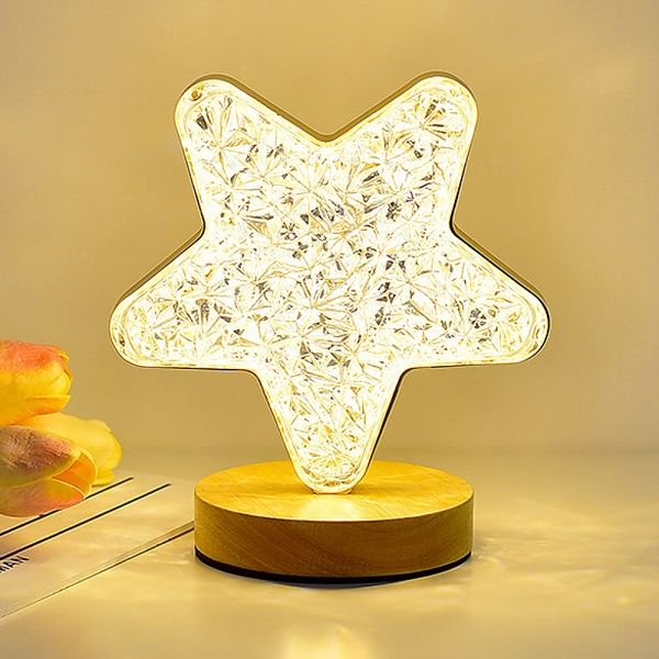 shoppingplan 굿샤인 오각별 무드등 LED usb 데스크조명 수면등 - 핫트랙스