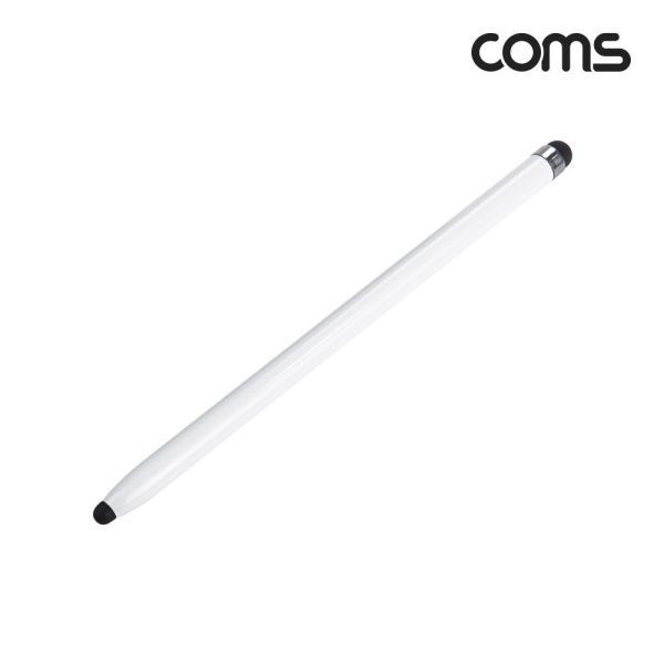 hplusmall (COMS) 휴대폰 스마트폰 정전식 양면 터치펜(화이트)[ - 핫트랙스