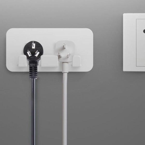 hplusmall 무지 전선정리 다용도걸이 플러그프리 - 핫트랙스