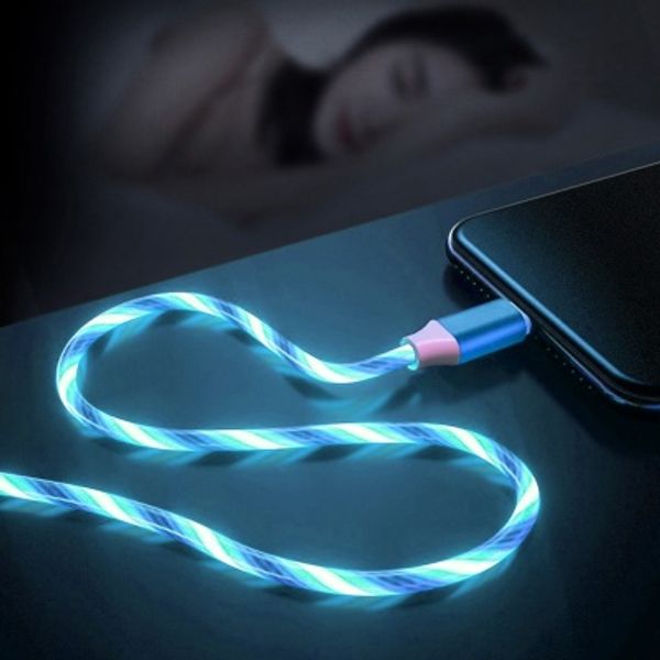 shoppingplan LED 발광 C타입 고속 충전케이블 2M 휴대폰충전선 - 핫트랙스