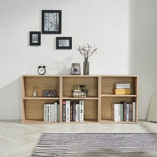 hplusmall C804 2단 조절책장세트(3p) 2colors[WD2D61A] - 핫트랙스