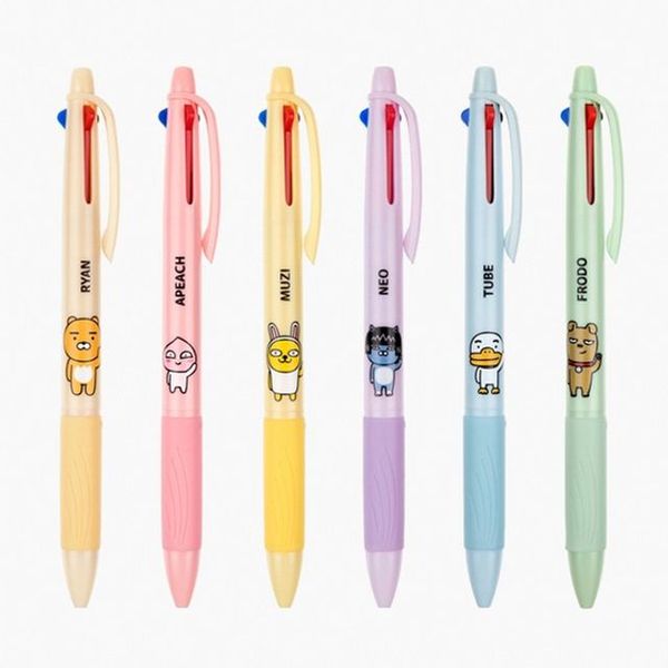 hplusmall 카카오프렌즈 3색 볼펜 튜브 WB73E49 - 핫트랙스