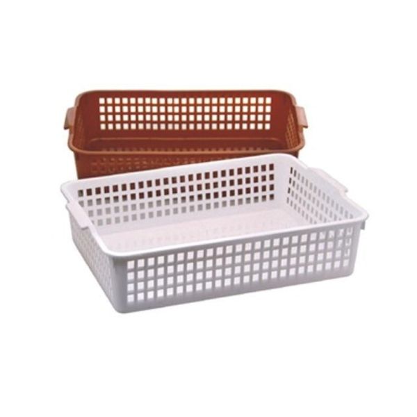 hplusmall 화이트 직사각 바구니 바스켓6호 주방 W - 핫트랙스