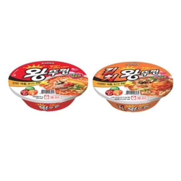 hplusmall 팔도 왕뚜껑 110g 오리지날x6컵+김치x6 - 핫트랙스