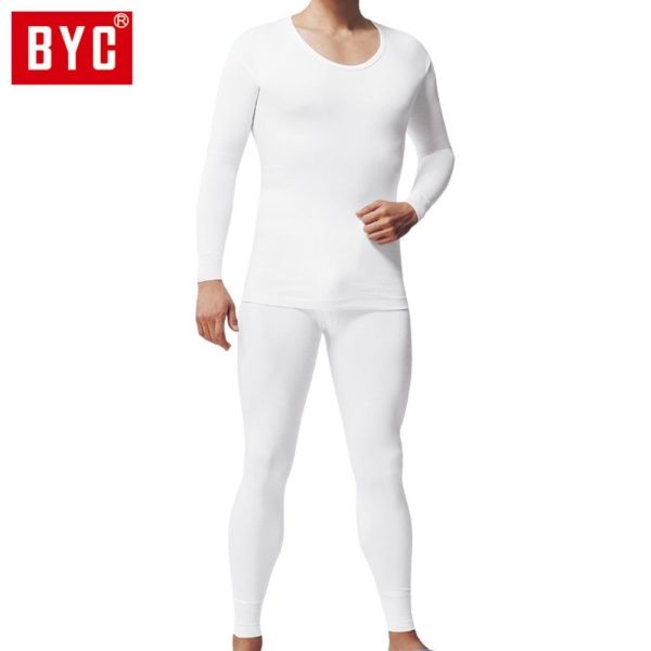 hplusmall BYC 남성 내복 60수 프라임 상하 DOLT6657-화이트[W9D - 핫트랙스