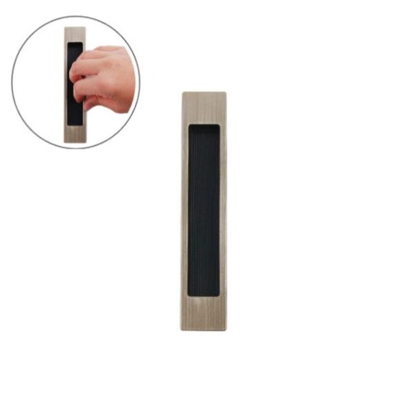 hplusmall 사각매입손잡이 ABS 블랙골드 중문 붙박이장 - 핫트랙스