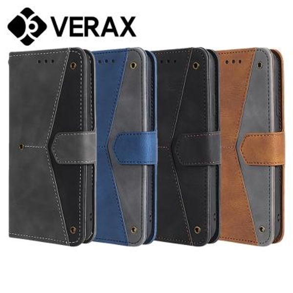 VERAX 갤럭시A21 레더 베이직 레터 커버 가죽 케이스 P174 - 핫트랙스