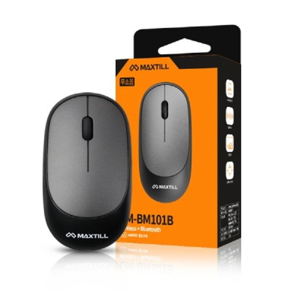 istation 맥스틸 GM-BM101 블루투스 무소음 마우스 - 핫트랙스