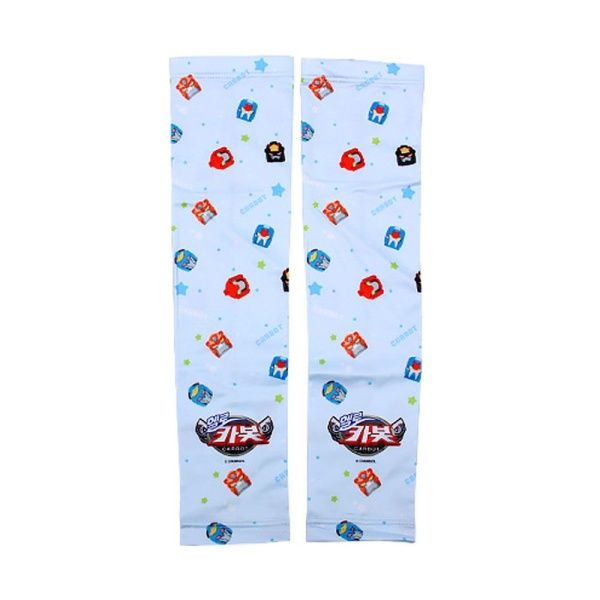 hplusmall 헬로카봇11 파워풀 쿨토시 스카이 캐릭터 여름 팔토시 - 핫트랙스