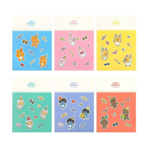 hplusmall 해피모먼트 A6 노트 세트 (라이언) 3권입 - 핫트랙스