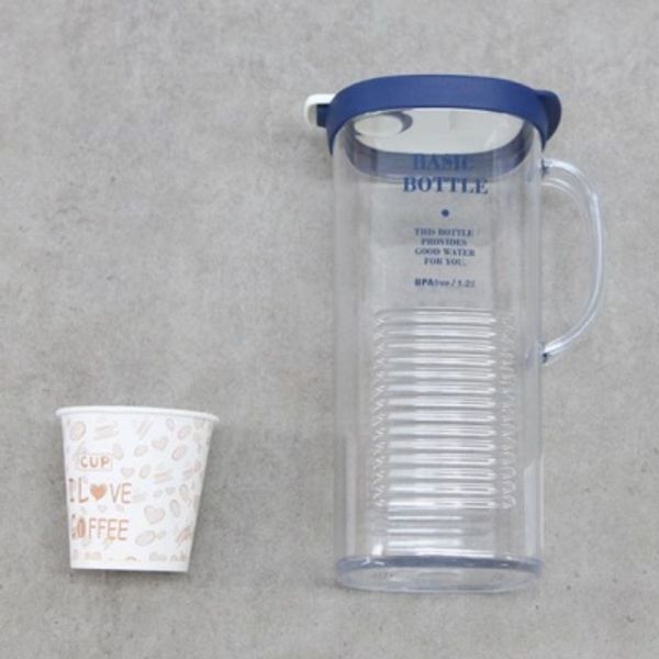 hplusmall 베이직 T물병 블루 소 보틀병 가정용물통 주방용품 - 핫트랙스