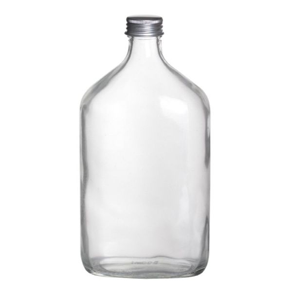 hplusmall 납작 유리병500ml 1박스36개 과일청(WBDBB6F) - 핫트랙스