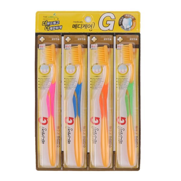 hplusmall 메디케어G 금모칫솔 4입 성 WDB0917 - 핫트랙스