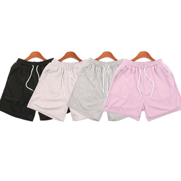hplusmall 여성잠옷반바지 4컬러 1P 4부 포켓 홈웨어 밴딩 팬츠[ - 핫트랙스
