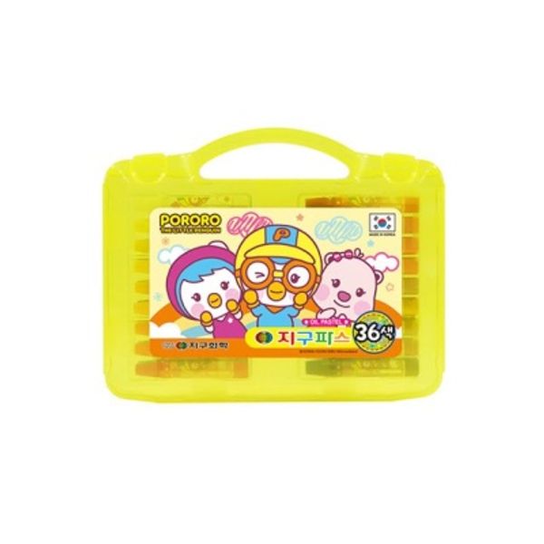 hplusmall 지구화학 뽀로로 크레파스 36색 - 핫트랙스