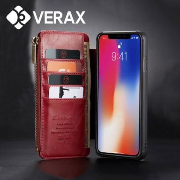 VERAX P195 아이폰11프로맥스 카드수납 빈티지 가죽 케이스 - 핫트랙스