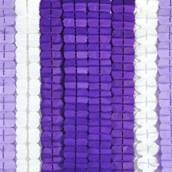 hplusmall PW 파티장식클로버가랜드(퍼플) 생일 배너 소품[WA1C3 - 핫트랙스