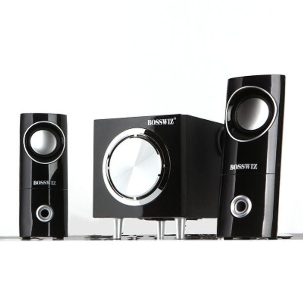 bosswiz 2.1채널 스피커 유선 리모컨 BOS-120 - 핫트랙스
