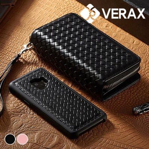 VERAX P366 갤럭시S6엣지플러스 카드수납 지갑형 가죽케이스 - 핫트랙스
