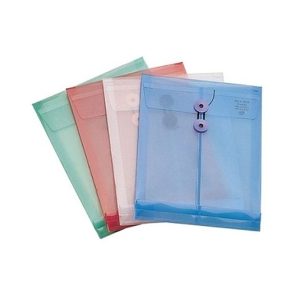 hplusmall 문구사무 PP서류봉투(A4 청색 세로형 ATOM) - 핫트랙스