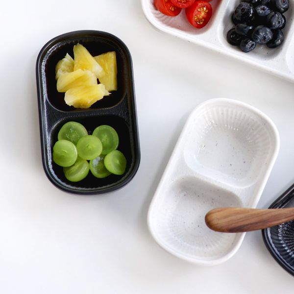 kitchen malling 이츠 델 멜라민 2칸 나눔찬기 2color 택1 - 핫트랙스