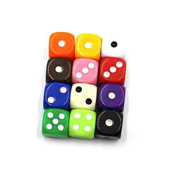 hplusmall 컬러 주사위 5개입 부루마블 WE8D23A - 핫트랙스