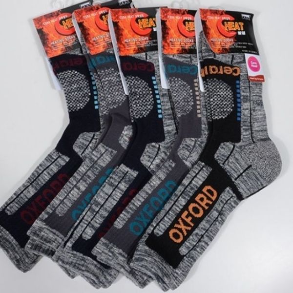 hplusmall 쿨샵 남성 옥스포드 등산양말 통파일 발열양말 5족[W9 - 핫트랙스