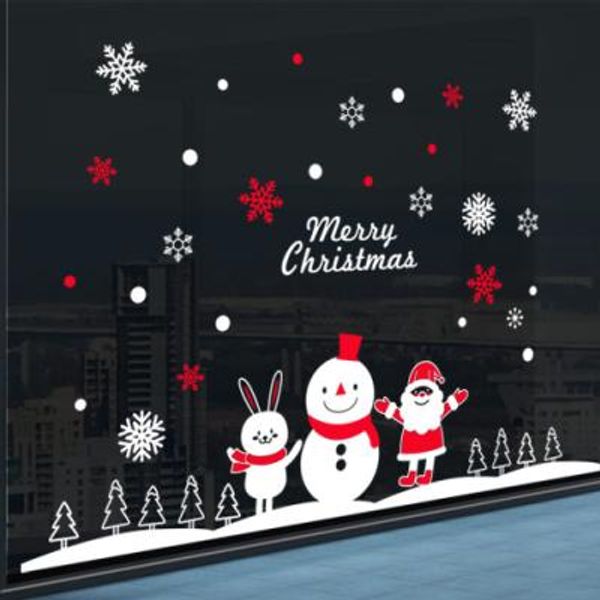 ggoomim tc272-크리스마스산타와토끼_그래픽스티커 - 핫트랙스