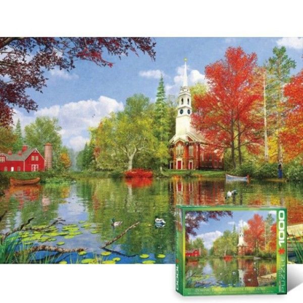 hplusmall 1000조각 직소퍼즐 - 호숫가의 작은집 (EU6000-0696) - 핫트랙스