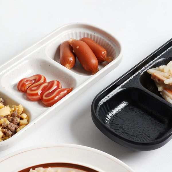 kitchen malling 이츠 델 멜라민 3칸 나눔찬기 2color 택1 - 핫트랙스