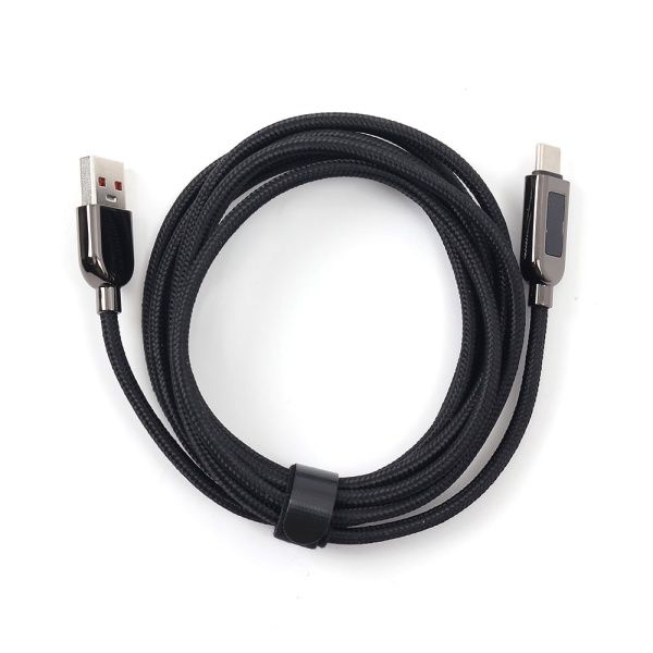 shoppingplan LED 전력표시 고속 충전케이블(USB-A to C타입) (2M) - 핫트랙스