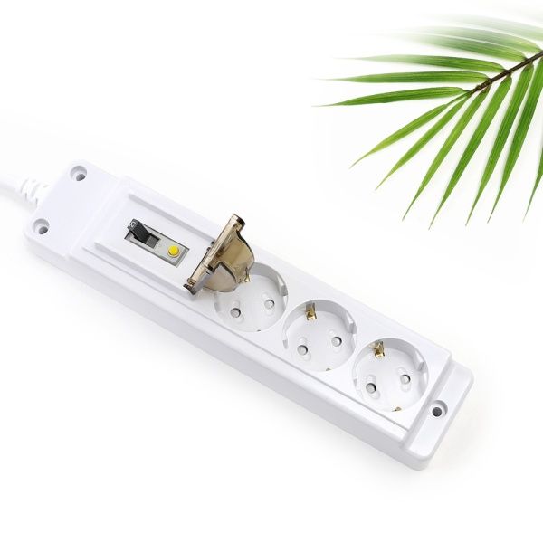 ijung 현대 고용량 누전차단 멀티탭 콘센트 3구 1.5m - 핫트랙스