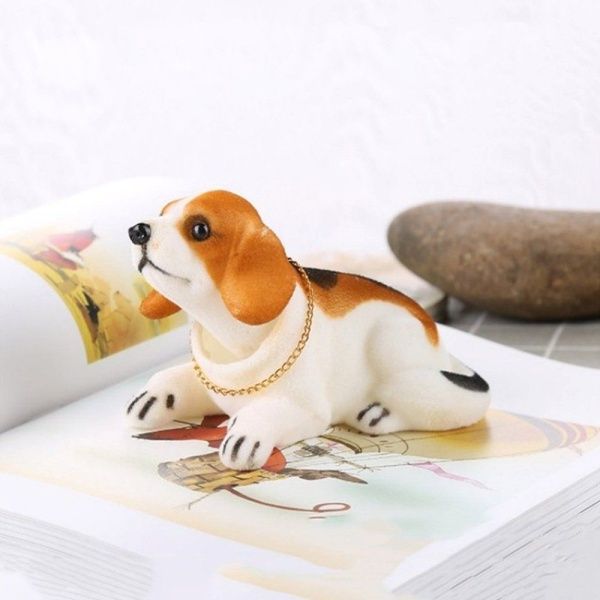 hplusmall D24 차량용 강아지 흔들 피규어 사무실 책상 대쉬보드 - 핫트랙스