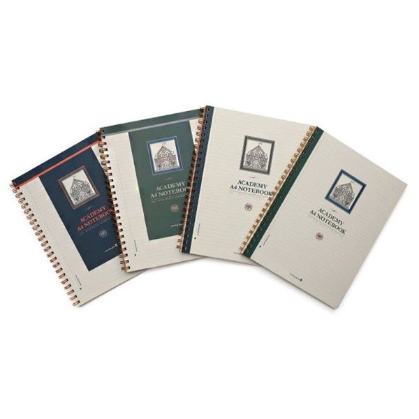 hplusmall 아카데미 ver.2 절취 합지 노트 A4 좌철 X2개 스프링[ - 핫트랙스