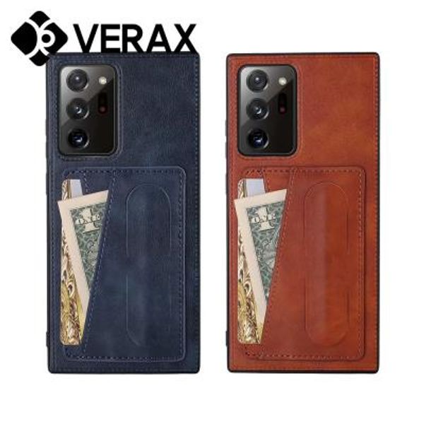 VERAX 갤럭시S20울트라 스탠딩 카드수납 가죽 케이스 P674 - 핫트랙스