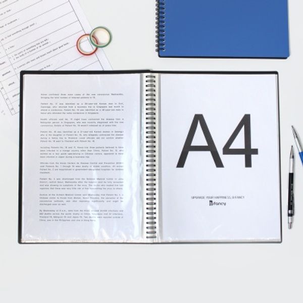 B FANCY 비팬시 투톤 스프링클리어화일 20P/40P A4사이즈 - 핫트랙스