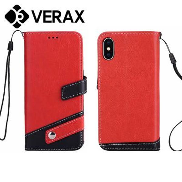 VERAX P404 갤럭시노트8 캐쥬얼 마그네틱 카드 가죽 케이스 - 핫트랙스