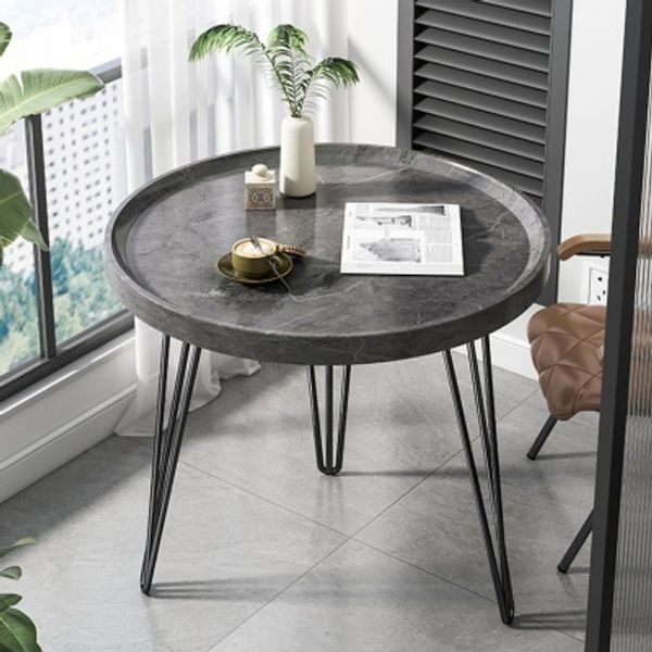 shoppingplan 거실 티테이블(60cm)(그레이) - 핫트랙스