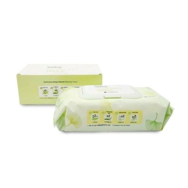 hplusmall 샤인빈 내추럴 클렌징 티슈 70매 메이크업 물티슈 - 핫트랙스