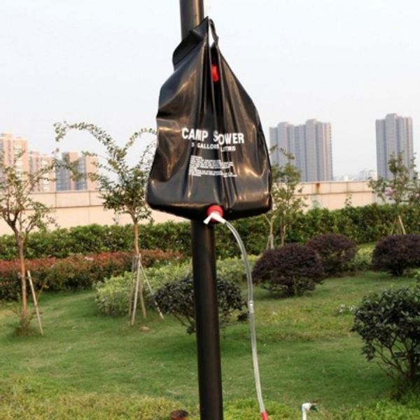 hplusmall DT 클린업 캠핑 샤워기 야외 간이 휴대용 샤워물통 20 - 핫트랙스