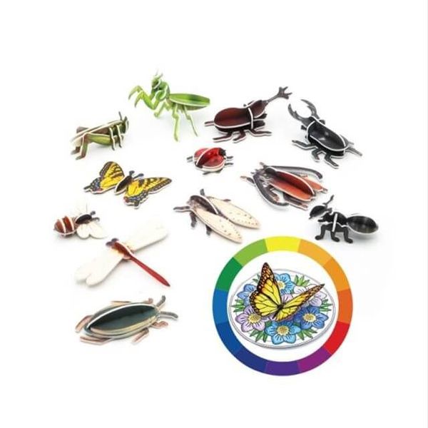 hplusmall 3D입체퍼즐 숲속친구 곤충만 WC50D74 - 핫트랙스