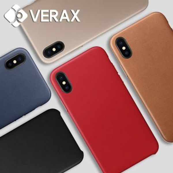 VERAX P034 아이폰XS맥스 심플 레더 정품 가죽케이스 - 핫트랙스