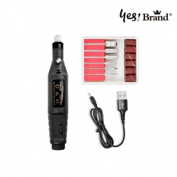 ERUM USB 핸드 그라인더 손톱 관리 연마기 조각기 네일 네 - 핫트랙스