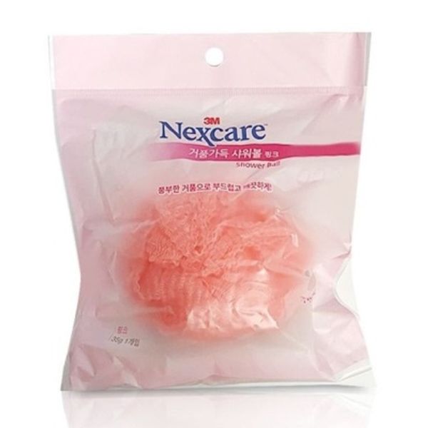 hplusmall 3M 거품가득 샤워볼 핑크 1개입 - 핫트랙스
