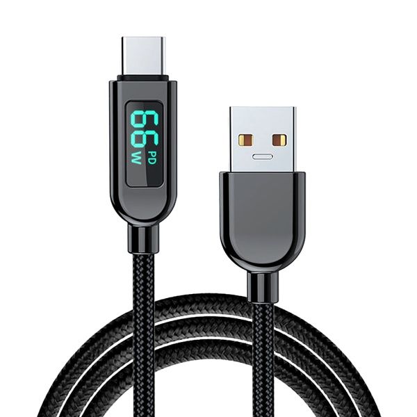 shoppingplan LED 전력표시 고속 충전케이블(USB-A to C타입) (2M) - 핫트랙스