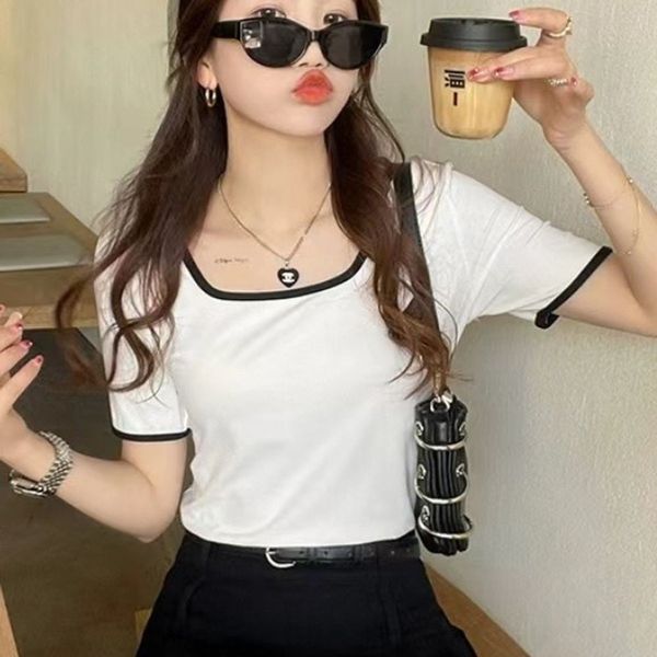 rtpia 심플 스퀘어넥 데일리 티셔츠 UDE-240530(WF12474) - 핫트랙스