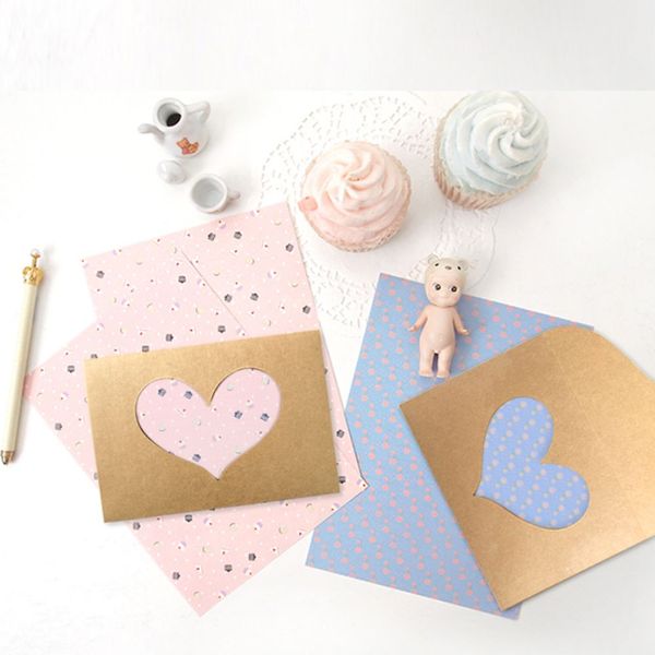 hplusmall 이쁜편지지 하트 포인트 패턴 WADF31B - 핫트랙스