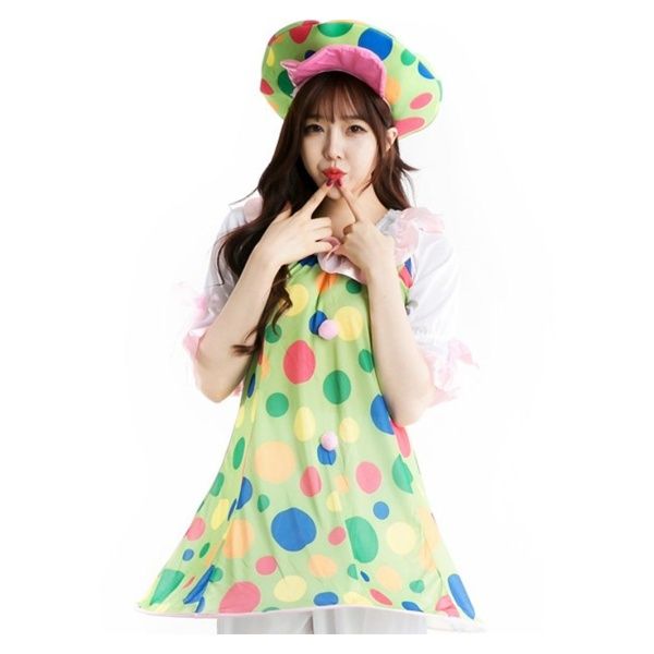 hplusmall PWM-DK 파티복장 훌라삐에로의상(성인여자) - 핫트랙스